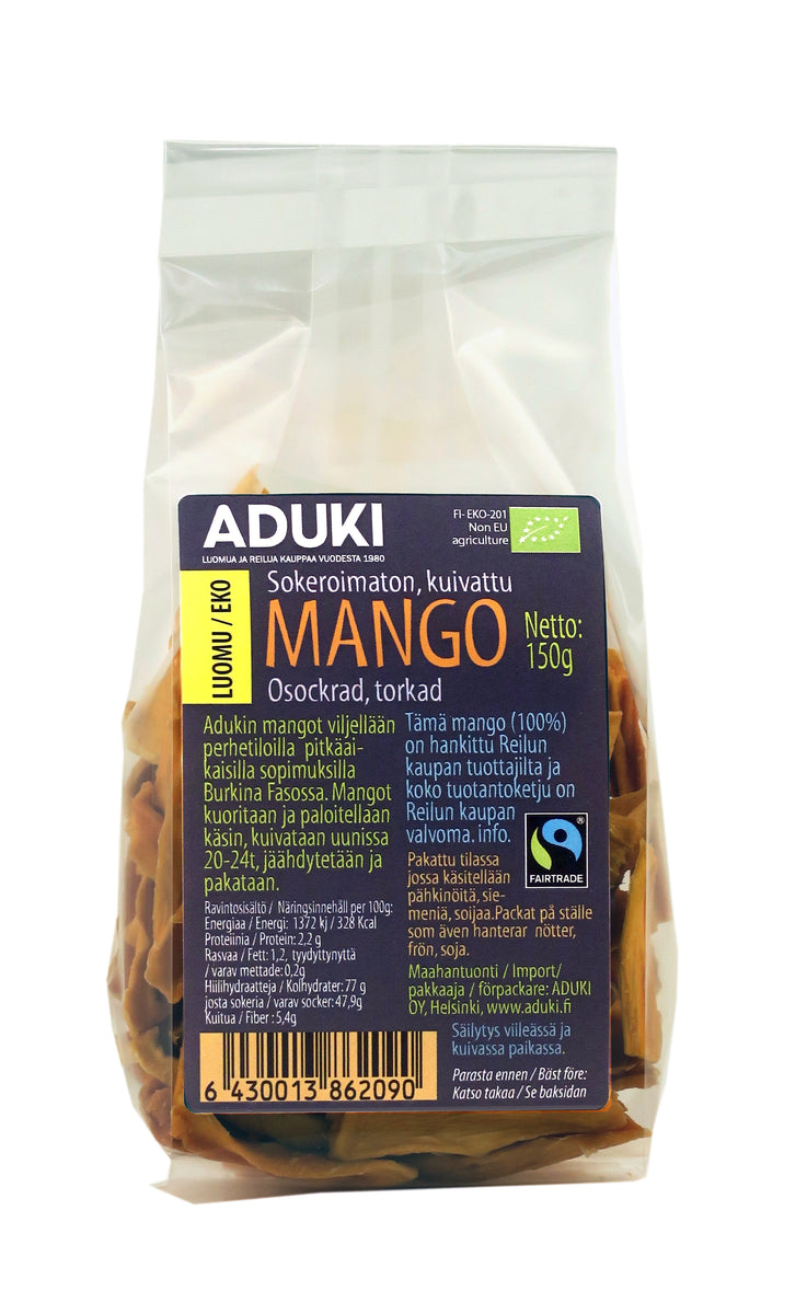 Torkad mango, 150 g – Happy Food Store